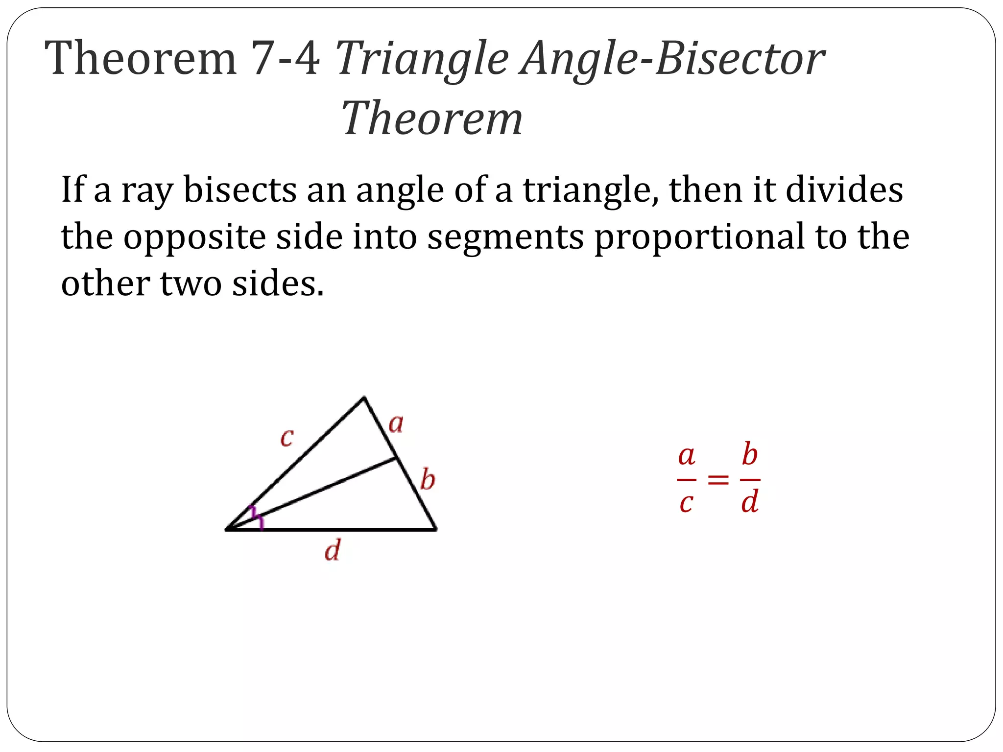 7 6 Proportional Lengths | PPTX