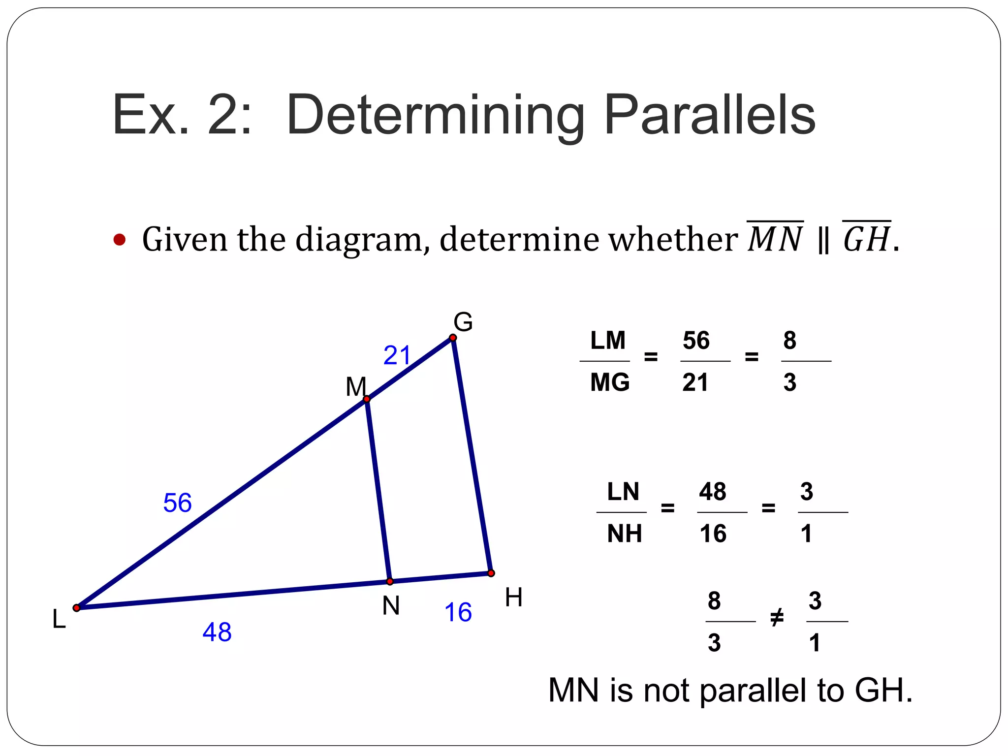 7 6 Proportional Lengths | PPTX