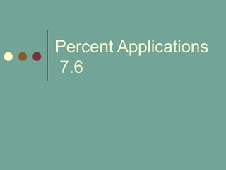 7.6 percent applications 2 | PPT