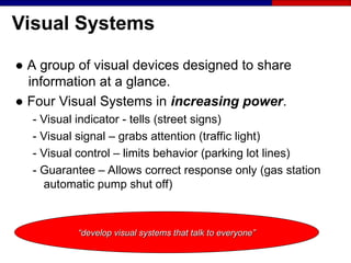 Implementation of 6S and the Visual Workplace | PPT