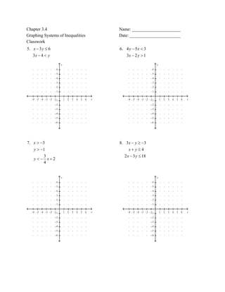 7.6 solving systems of inequalities cw (mixed forms) | PDF