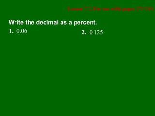 7.7 simple interest | PPT