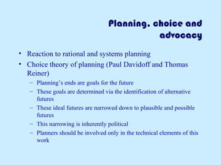 planning theory | PPT