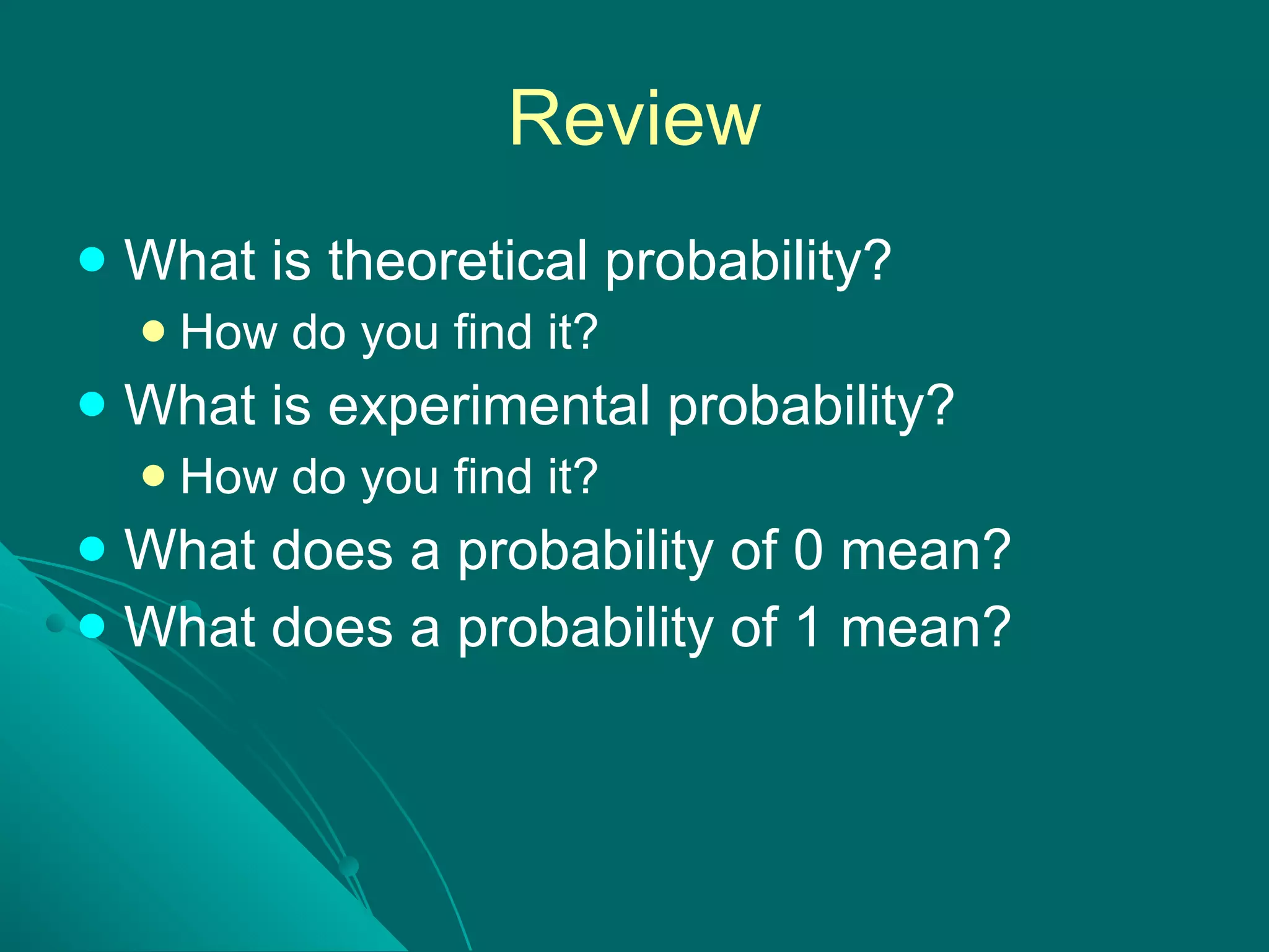 7.8 simple probability 2 | PPT