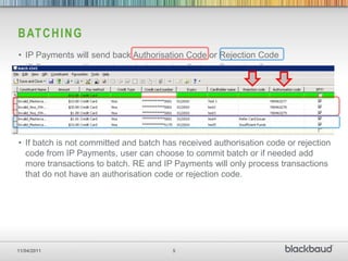 7.91 gift processing user guide | PPT