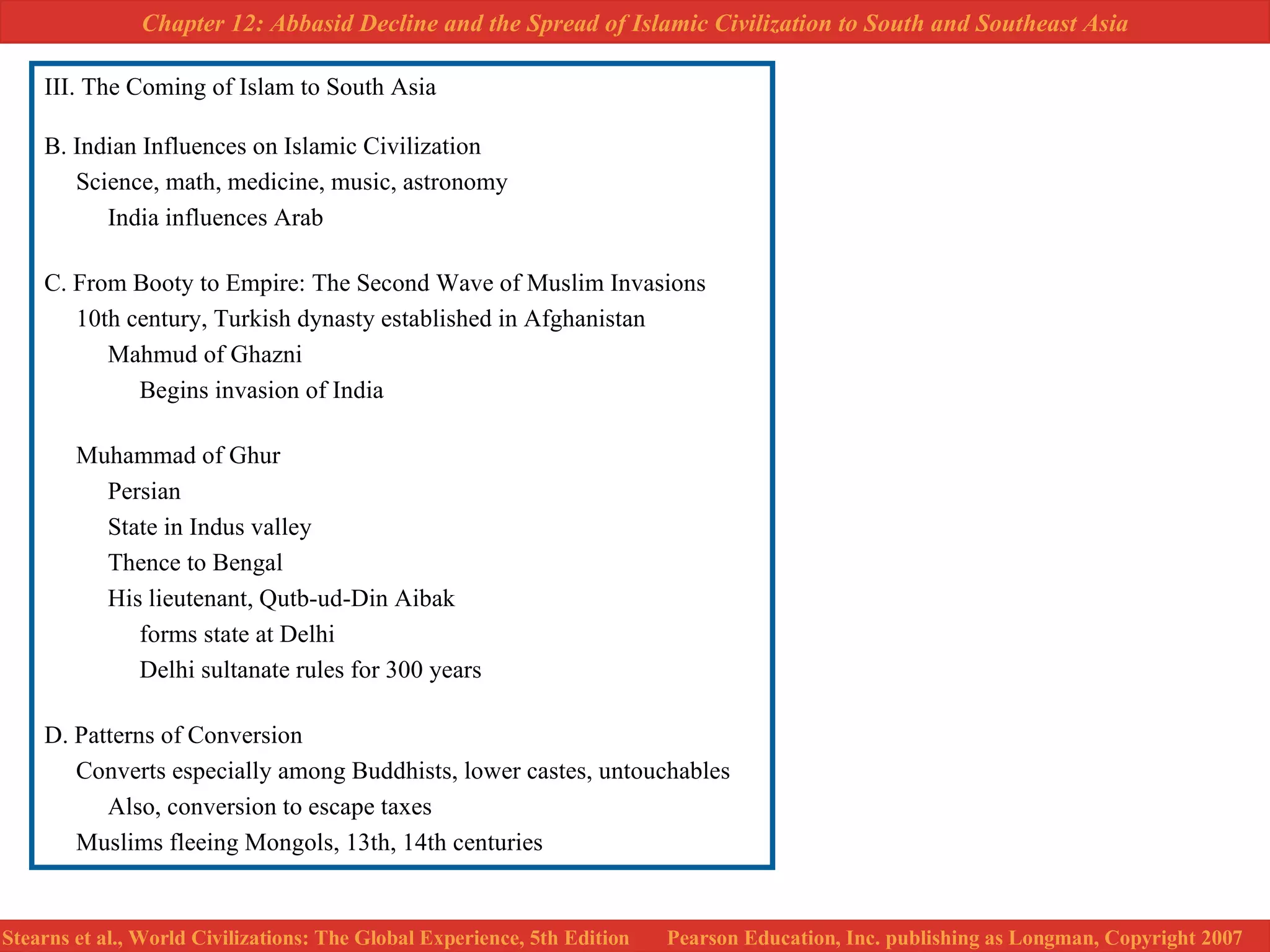 7. Abbasid Decline and the Spread of Islam | PPT