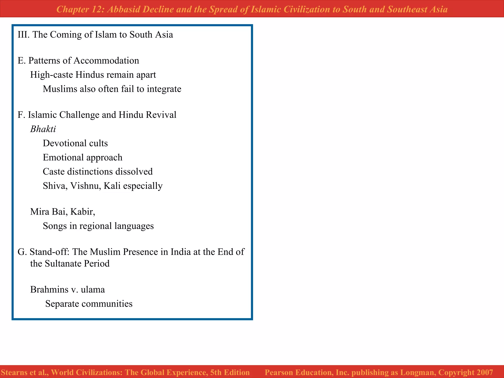 7. Abbasid Decline and the Spread of Islam | PPT