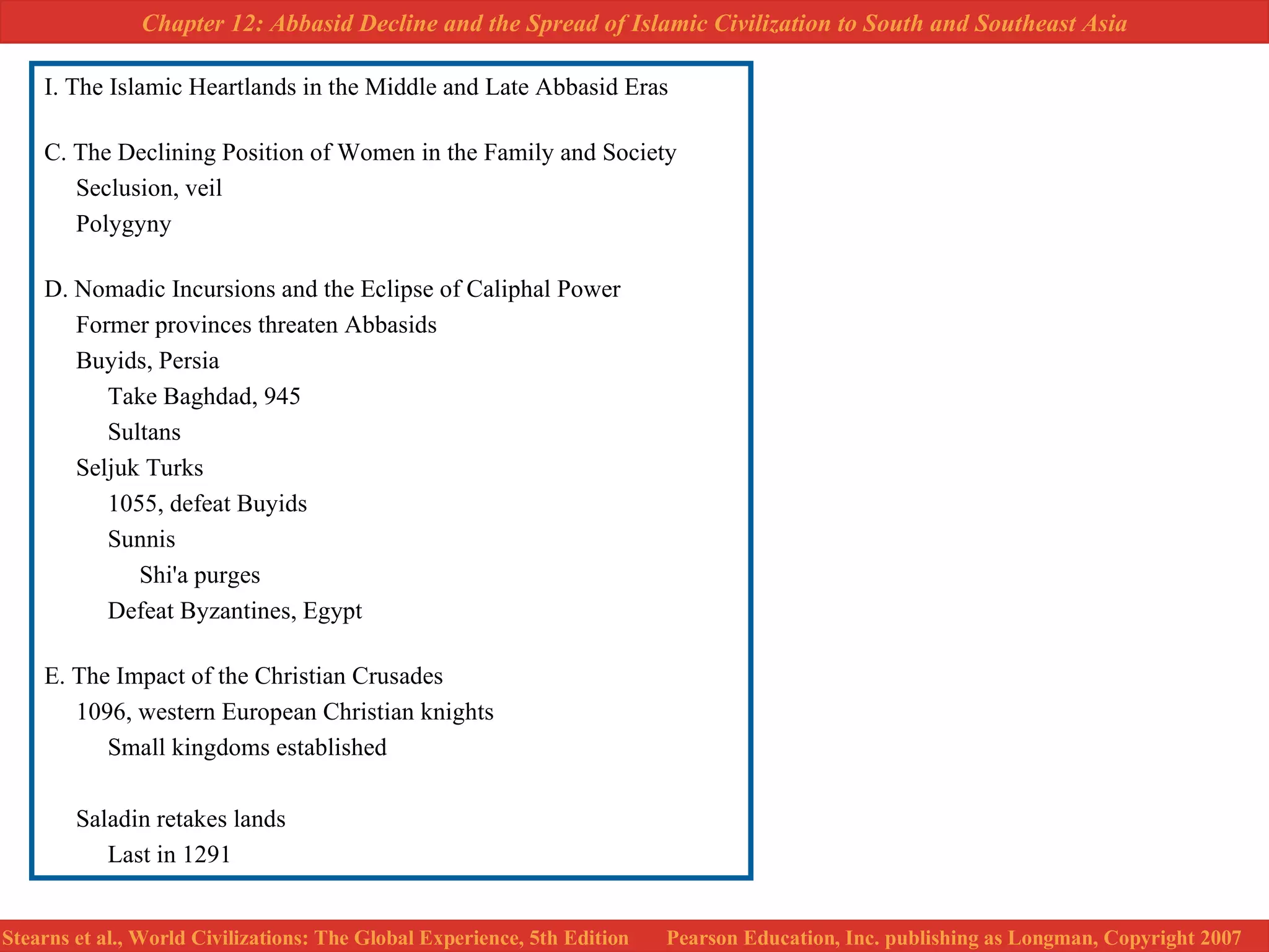 7. Abbasid Decline and the Spread of Islam | PPT