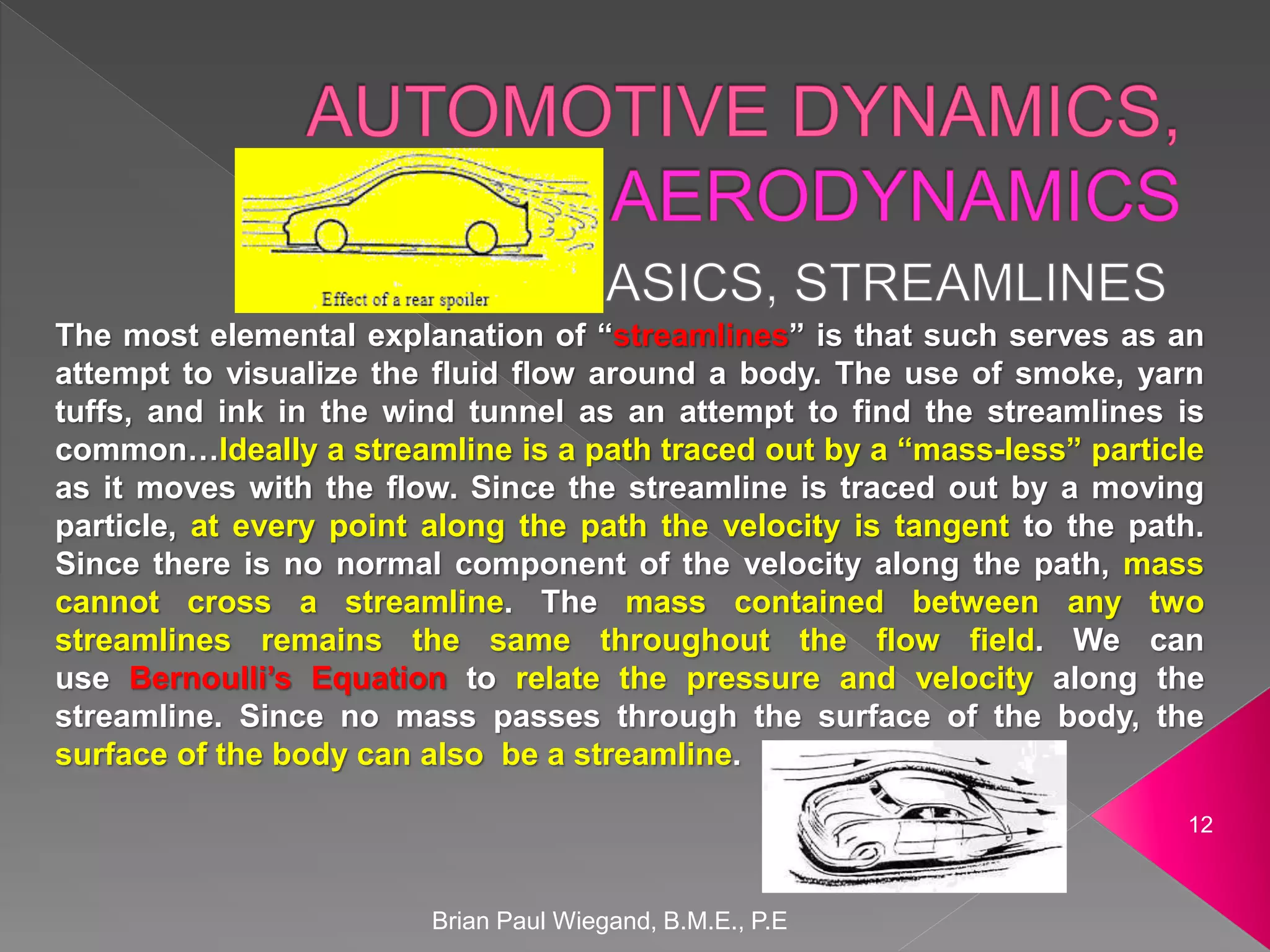 7- AUTOMOTIVE AERODYNAMICS | PPTX