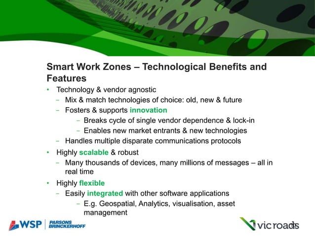 Smart Work Zones – New ways of communicating with road users and ...