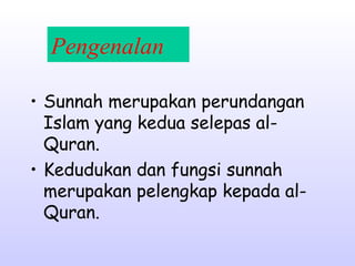 7. Al Sunnah | PPT