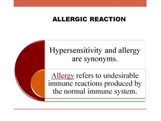 ALLERGIC REACTION .pptx
