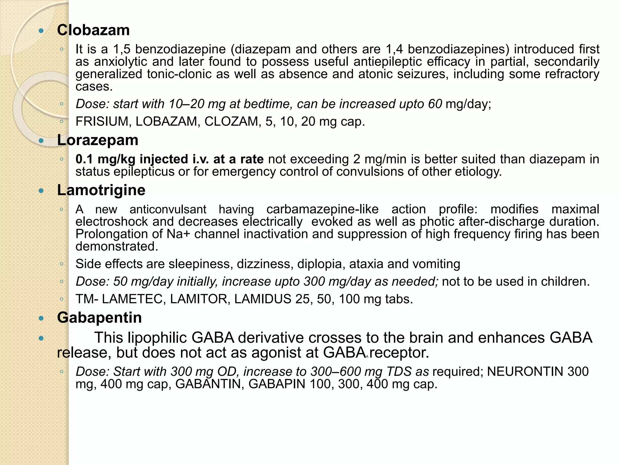 Anti-epileptics | PPTX | Brain and Nervous System Disorders | Diseases ...