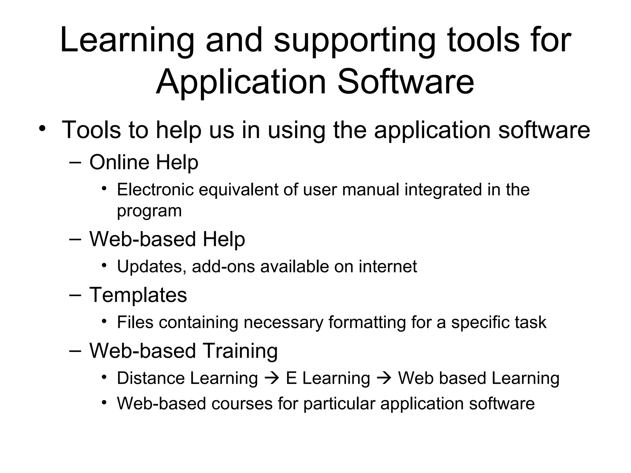 7 application software categories | PPT