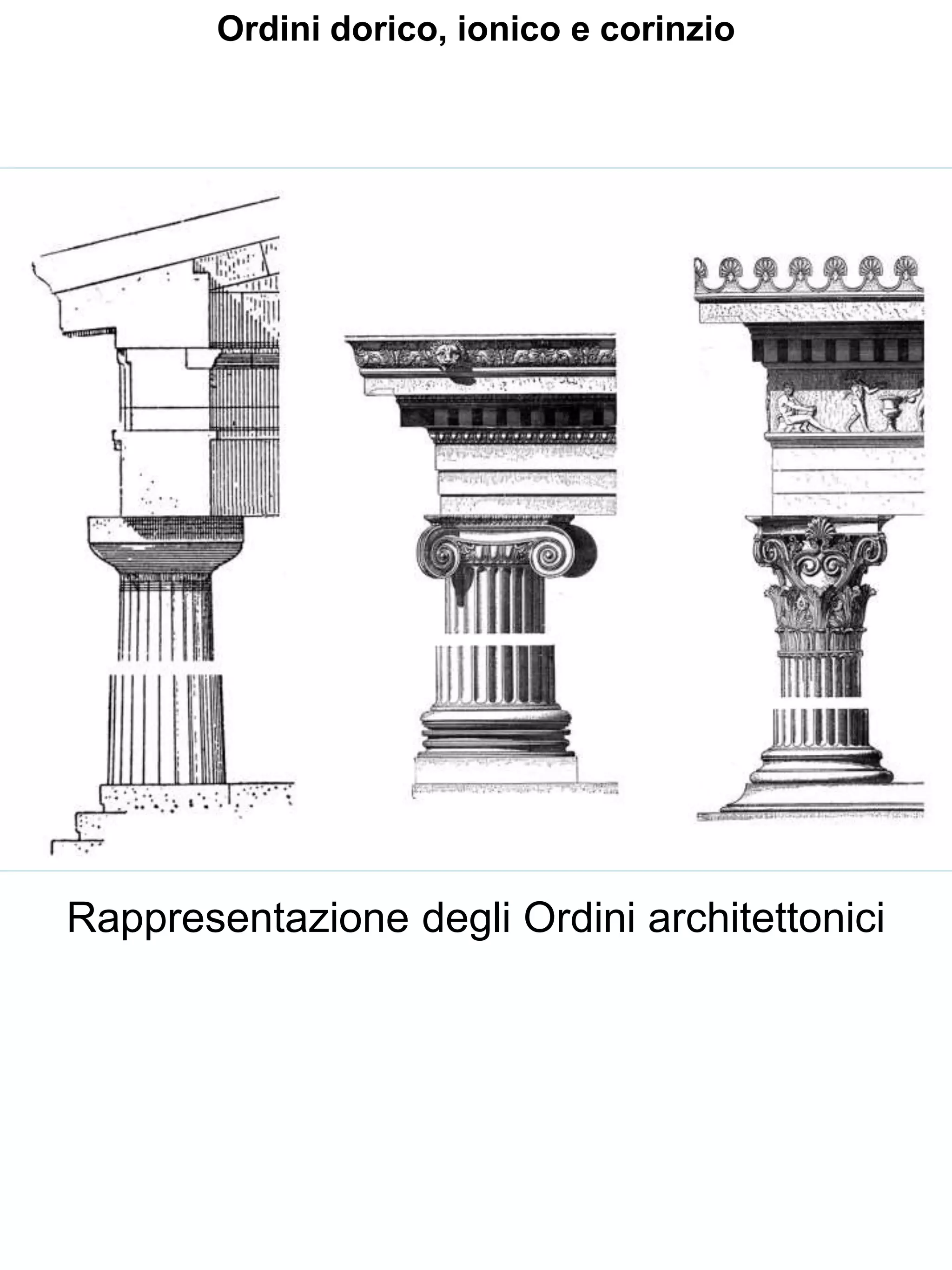 7. Architettura greca - Il tempio - Gli ordini architettonici | PDF