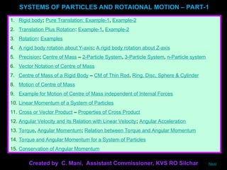 7-asystem-of-practicles-and-rotational-motion.ppt