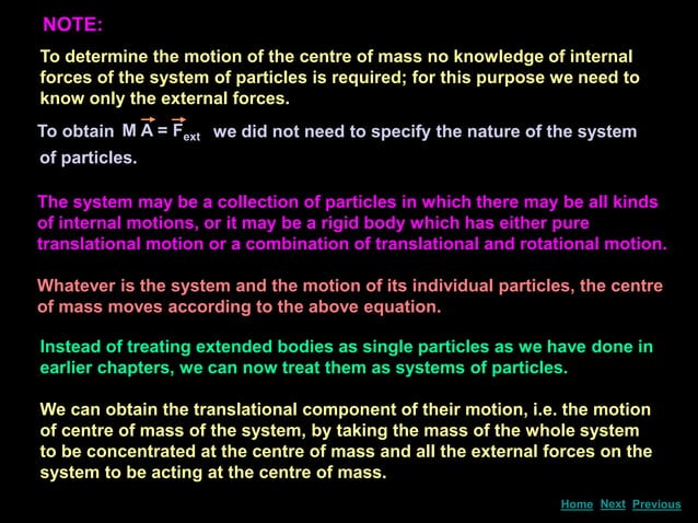 7-asystem-of-practicles-and-rotational-motion (1).ppt | Physics | Science