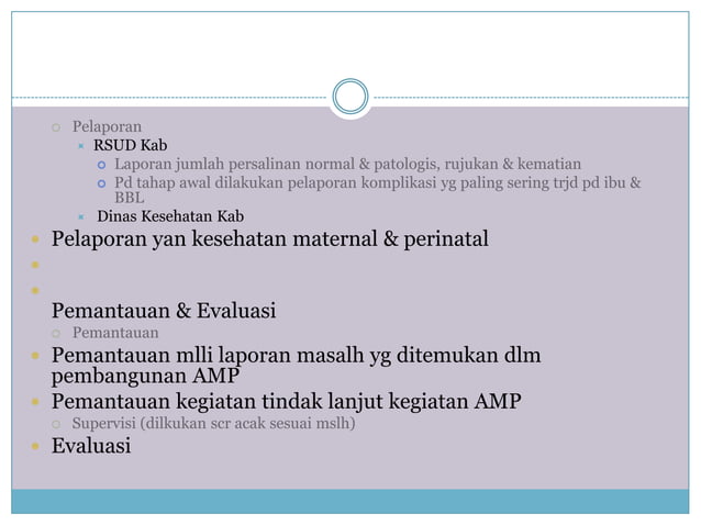 7. audit maternal perinatal | PPTX