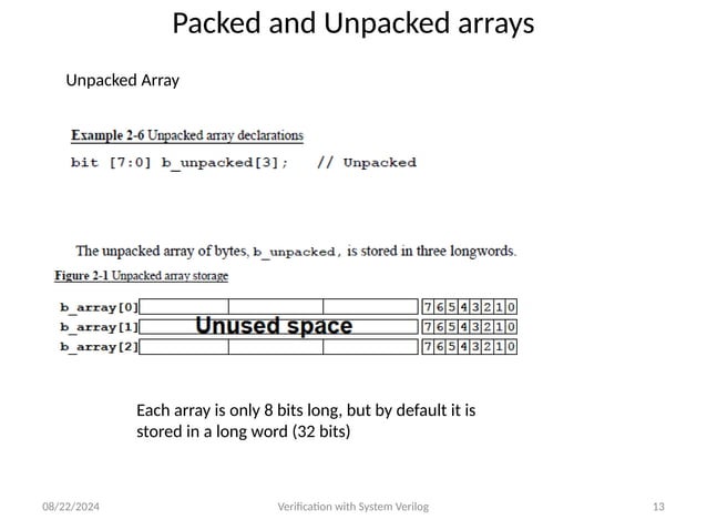 7-B-SysVerilog_DataTypes.pptx _ | PPTX | Programming Languages | Computing