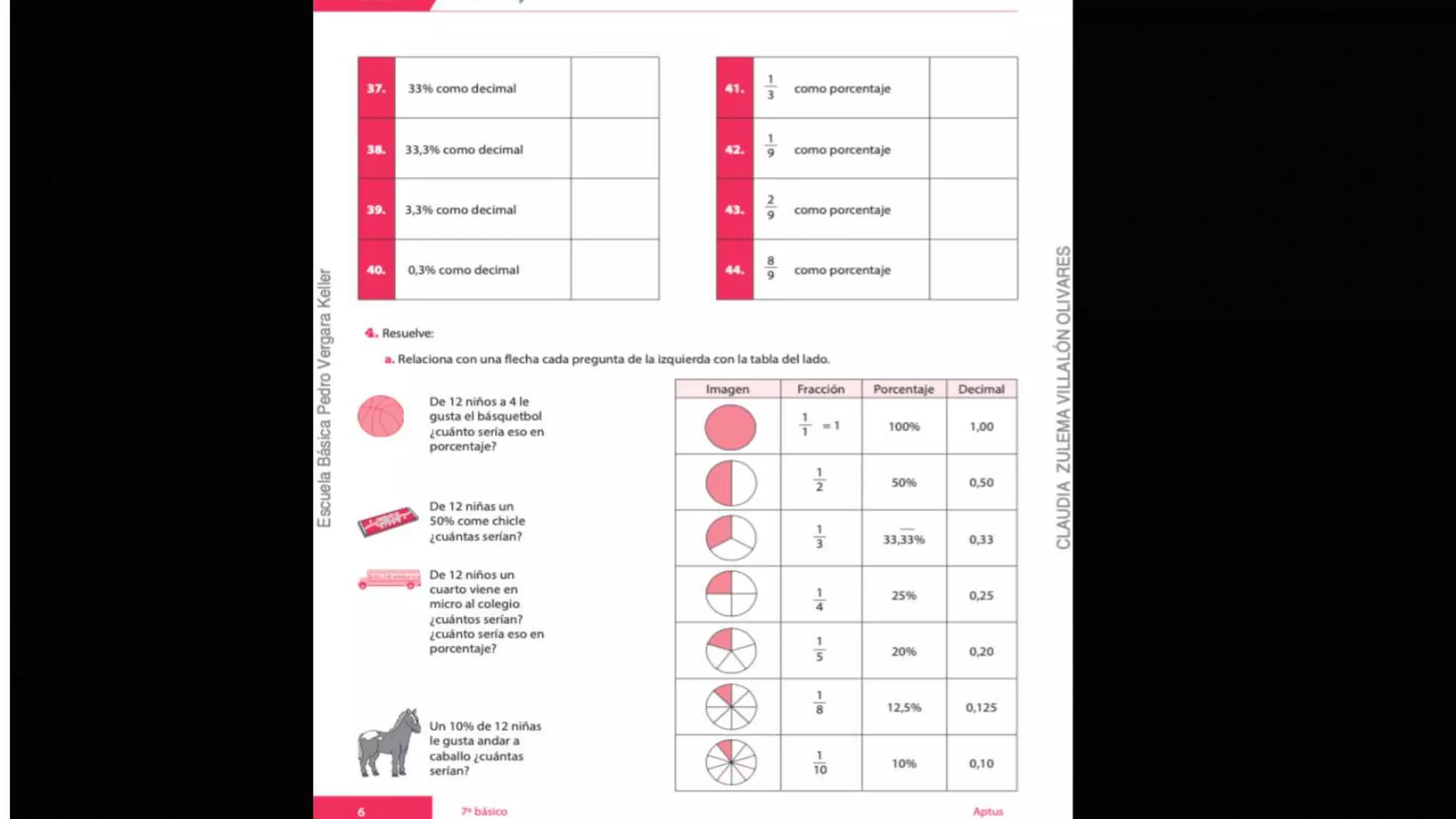 7° básico-ppt-porcentaje, clase 2 | PPTX | Infectious Diseases | Diseases and Conditions