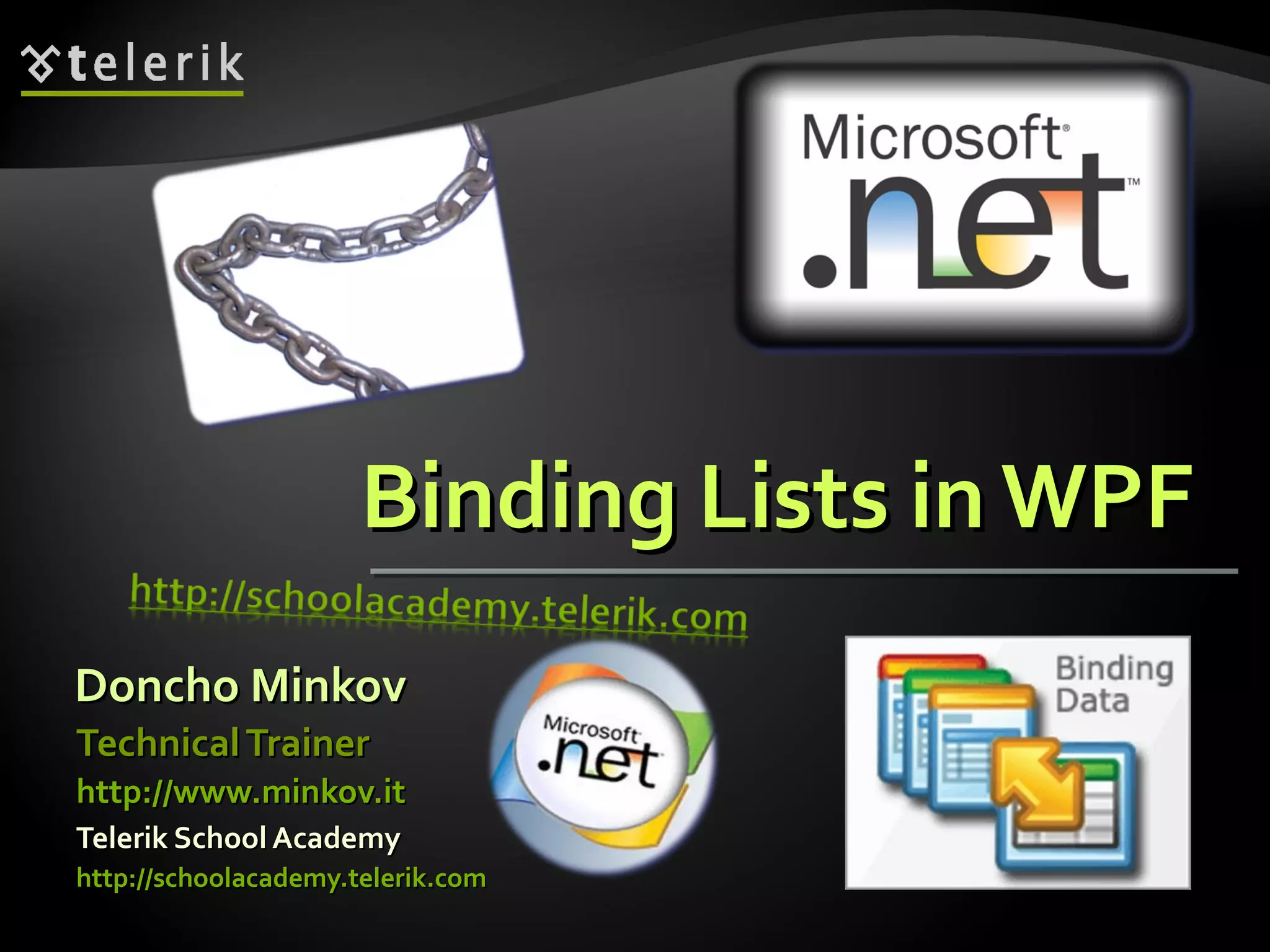 Complex Data Binding | PPT