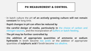Bioprocess monitoring & control - temperature, agitation, ph and ...