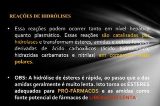 7 bioquímica-metabolismo dos nutrientes e de xenobióticos-selma | PPTX