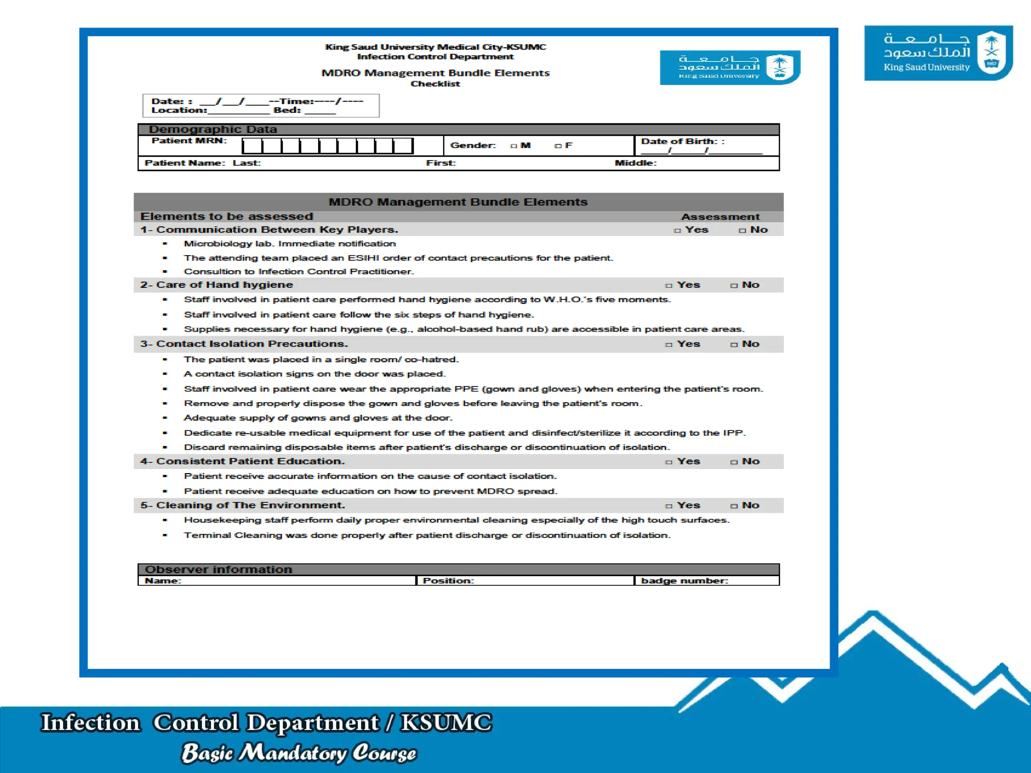 7- INFECTION CONTROL BUNDLES DETAILS.pptx