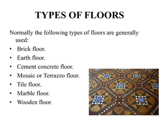 7 building construction part 2 flooring,roofs,staircase and maintance ...