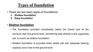 7 building construction part 3 foundation - edit | PPTX