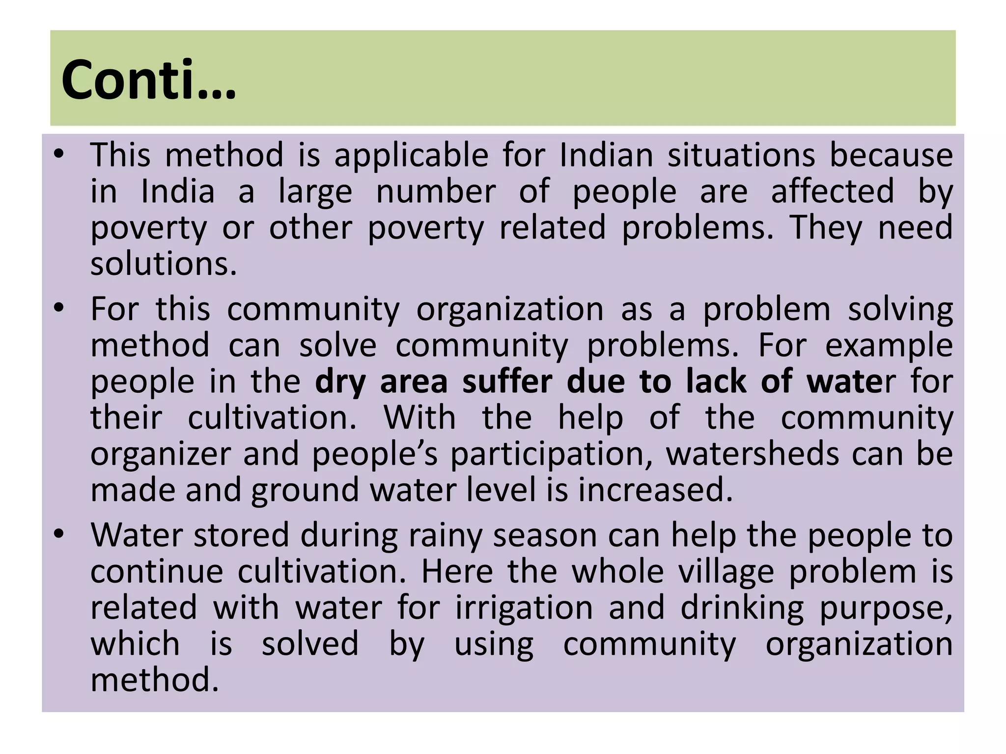 Community Organization as a method of Social Work intervention | PPTX