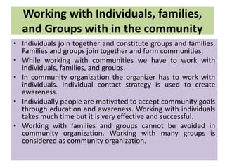 Community Organization as a method of Social Work intervention | PPTX