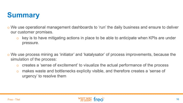 Combining Operational Management with Process Mining | PDF