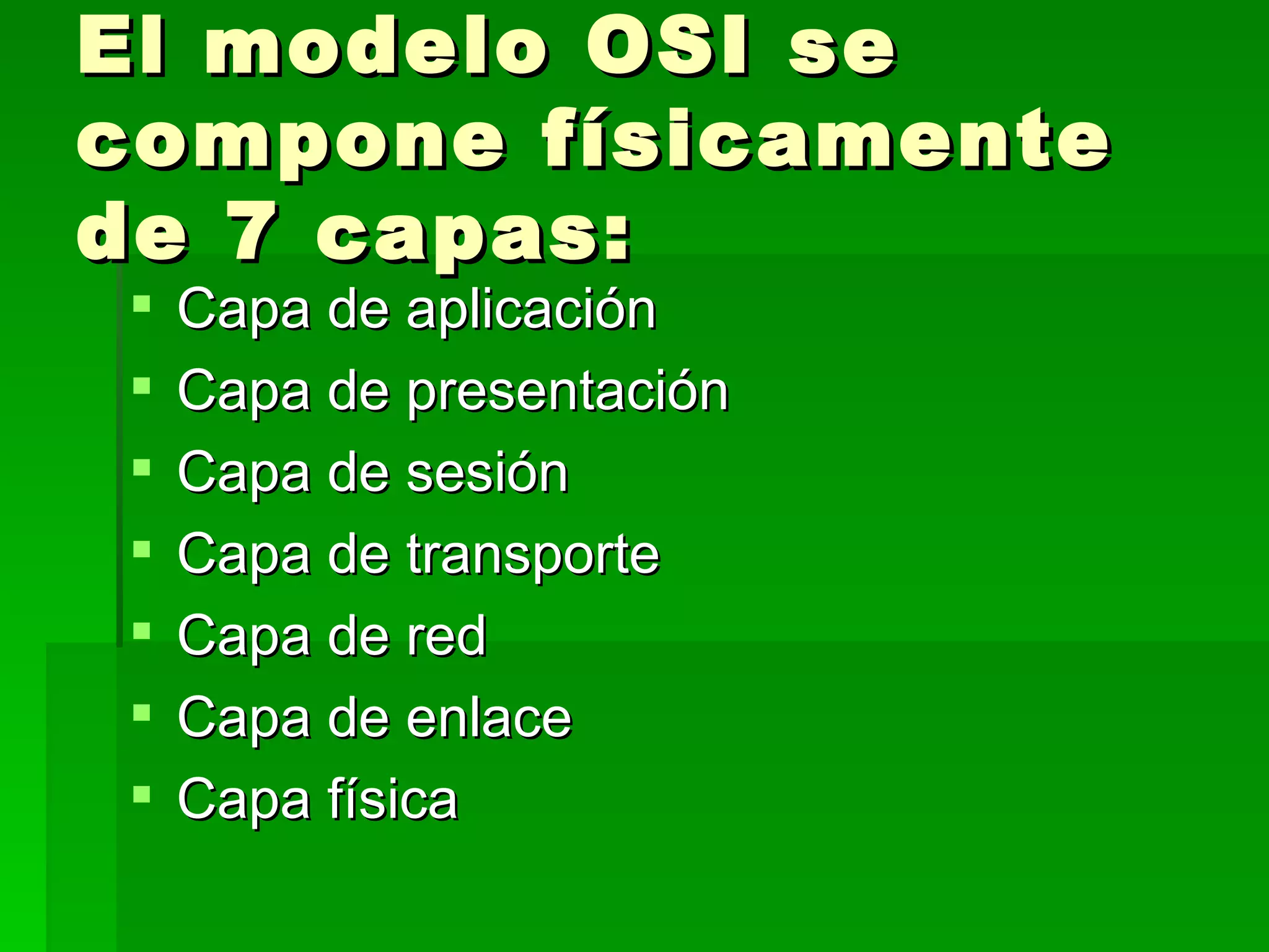 capas modelo osi | PPT