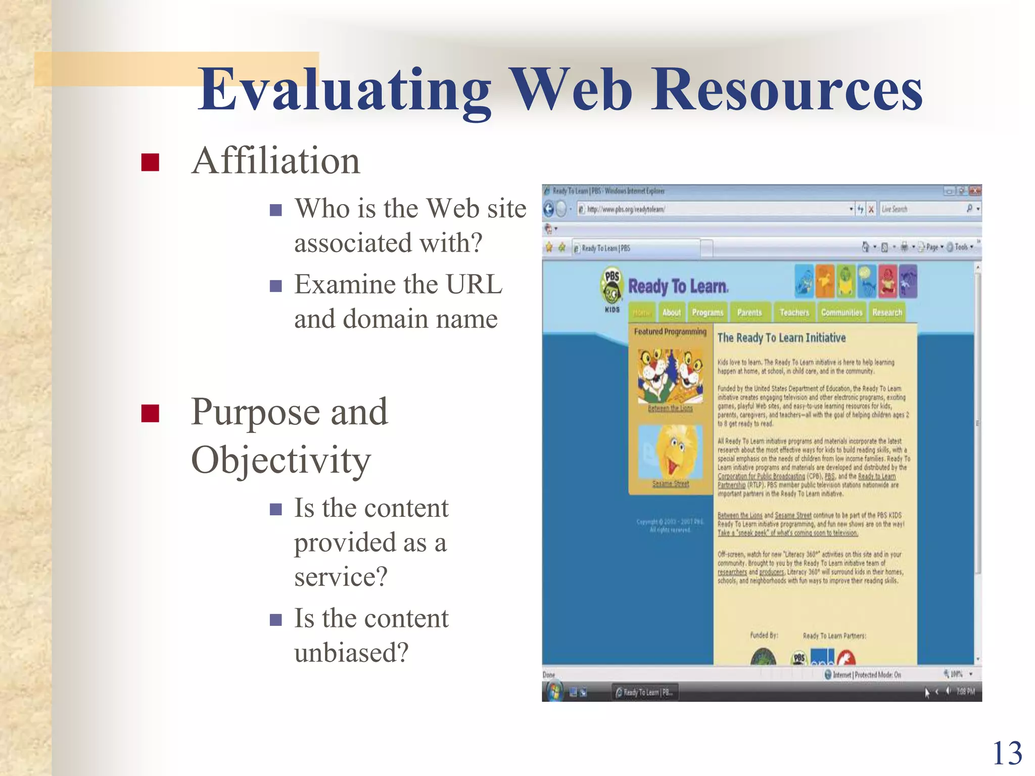 7- Ch 7 instructional Software Evaluation-short.ppt