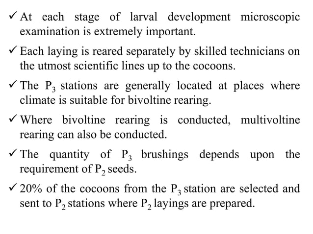7 chapter tier system of silkworm seed multiplication, seed area ...