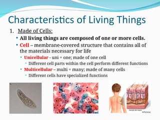 characteristics of all the living things.ppt