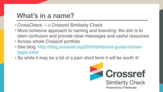 Checking for Originality thorough Crossref Similarity Check | PDF | Desktop Publishing ...