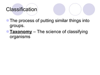 7. Classification Notes | PPT