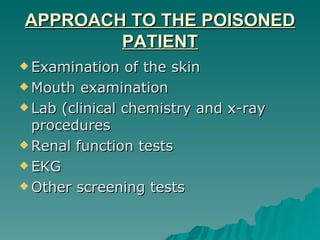 Clinical toxicology | PPS