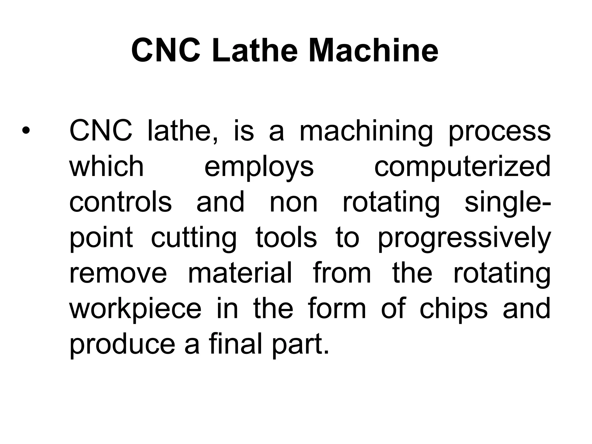 CNC Lathe Operations | PPT