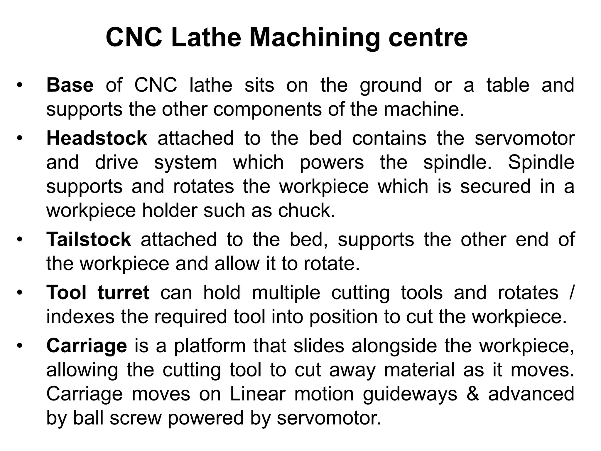 CNC Lathe Operations | PPT