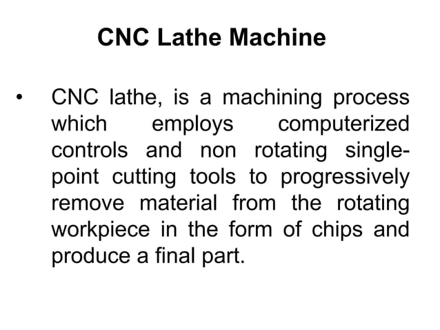 CNC Lathe Operations | PPT