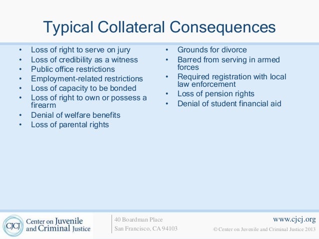 7 Collateral Consequences Of Conviction