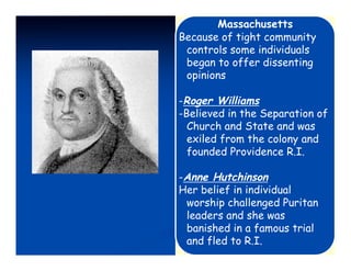 7 colonies in america | PDF