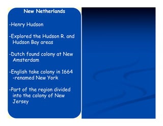 7 colonies in america | PDF