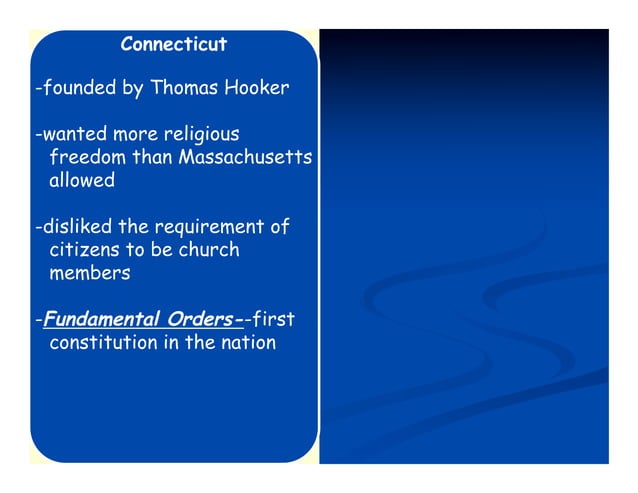 7 colonies in america | PDF | Christianity | Religion & Spirituality