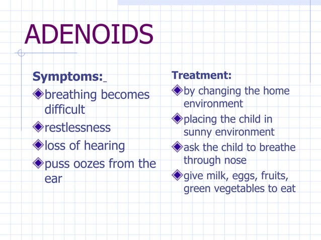 7. common diseases in children | PPT | Ear, Nose and Throat Conditions ...