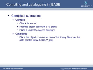 7.Compiling And Cataloguing Routines | PPT