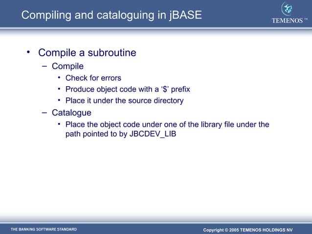 7.Compiling And Cataloguing Routines | PPT